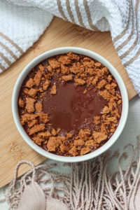 Most Beautiful Pink oatmeal with Chocolate Ganache - oatslady